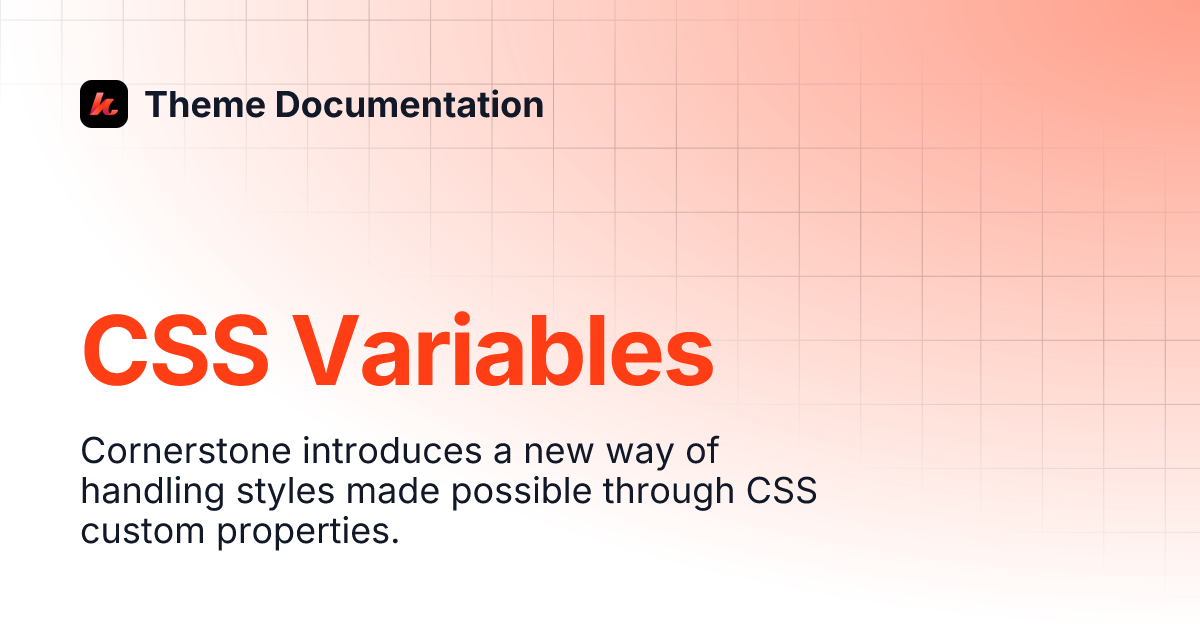 CSS Variables | Theme Documentation